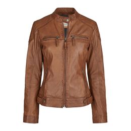 7eleven Lederjacke 'SEMarta' Damen Gr&ouml;&szlig;e XS cognac Sommerjacke