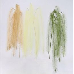 Kunstpflanze Federzweig, I.GE.A., Höhe 80 cm, 3er Set, beige