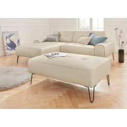 exxpo - sofa fashion Hocker Taranto, weiß