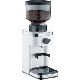 Graef Kaffeemühle CM 501, 135 W, Kegelmahlwerk, 300 g Bohnenbehälter, 140 individuelle Mahlgradeinstellungen, weiß