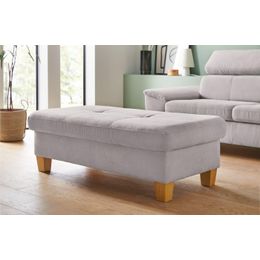 exxpo - sofa fashion Hocker Enya, grau|silberfarben