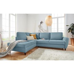 exxpo - sofa fashion Ecksofa Tres, blau