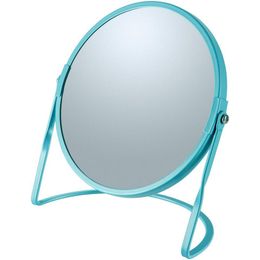 Spirella Kosmetikspiegel AKIRA, 5-fach Vergrößerung, blau
