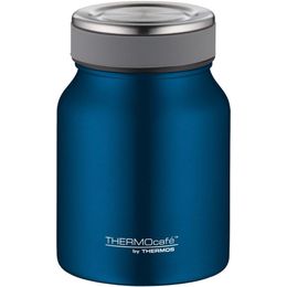 Thermos Thermobehälter ThermoCafé, Edelstahl, (1-tlg), 0,5 Liter, blau