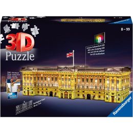 Ravensburger 3D-Puzzle »Buckingham Palace bei Nacht«, 216 Puzzleteile, mit Farbwechsel LEDs; Made in Europe, FSC® - schützt Wald - weltweit, bunt