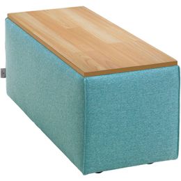 Tom Tailor HOME Tischelement ELEMENTS, Tischplatte in Buche natur, als Couchtisch oder Sofaelement einsetzbar, blau