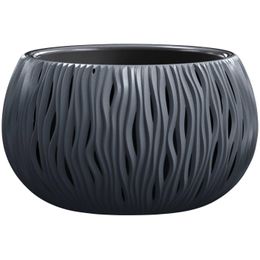 Prosperplast Pflanzkübel Sandy Bowl, ØxH: 37x21 cm, grau