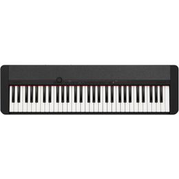 Casio Home-Keyboard Piano-Keyboard, CT-S1BKSP, ideal für Piano-Einsteiger und Klanggourmets, schwarz