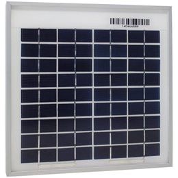 Phaesun Solarmodul Sun Plus 5, 5 W, 12 VDC, IP65 Schutz, silberfarben