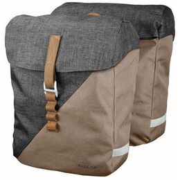 Racktime Fahrradtasche Heda (2-tlg), grau