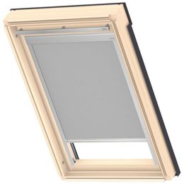 Dachfensterrollo DBL U04 4204, Velux, verdunkelnd, verschraubt, grau