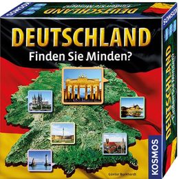 Kosmos Spiel, Geografie-Spiel Deutschland - Finden Sie Minden?, Made in Germany, bunt