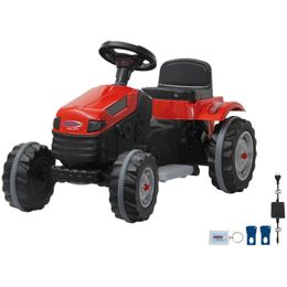 Jamara Elektro-Kinderauto Traktor Strong Bull, Belastbarkeit 35 kg, rot