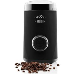 2THETA eta Kaffeemühle MAGICO ETA006590000, 150 W, Schlagmesser, 50 g Bohnenbehälter, schwarz|silberfarben