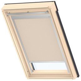 Dachfensterrollo DBL F04 4230, Velux, verdunkelnd, verschraubt, beige
