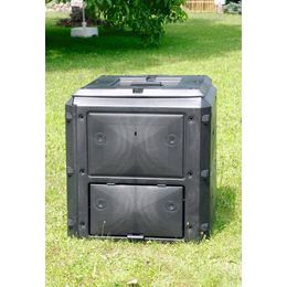 KHW Komposter »Bio Quick Basismodell«, BxTxH: 75x75x80 cm, 420 l, schwarz