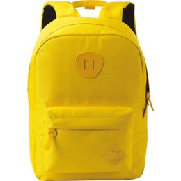 Nitro Freizeitrucksack Urban Classic, Daypack mit Laptopfach, Alltagsrucksack, Schulrucksack, gelb