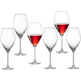 Ritzenhoff & Breker Ritzenhoff & Breker Portweinglas Salsa, Glas, (Burgunderglas), robust und kristallklar, 6-teilig, weiß