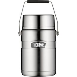 Thermos Thermobehälter Stainless King, Edelstahl, (1-tlg), 1,2 Liter, grau