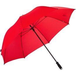 Euroschirm® Partnerschirm birdiepal® compact, Regenschirm für Zwei, mit extra großem Dach, rot
