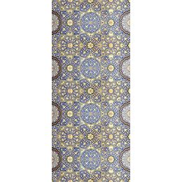 MySpotti Spritzschutz fresh Arabesque Fliese, 90 x 210 cm, bunt