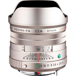 Ricoh Premium HD PENTAX-FA 31mm F1.8 Limited Objektiv, silberfarben
