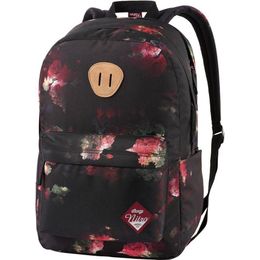 Nitro Freizeitrucksack Urban Plus, Daypack, Streetpack im Retro-Look, Alltagsrucksack, Schulrucksack, schwarz