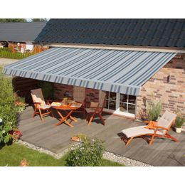 SPETTMANN Gelenkarmmarkise STAR Breite/Ausfall: 350x200 cm, blau