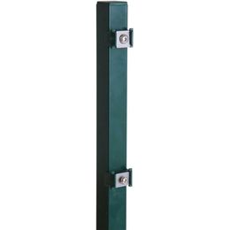 Peddy Shield Zaunpfosten, 120 cm Höhe, für Ein- und Doppelstabmatten, grün
