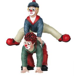 Gildeclowns Sammelfigur Clown Dekofigur, Der Bocksprung (1 St), handbemalt, Wohnzimmer, bunt