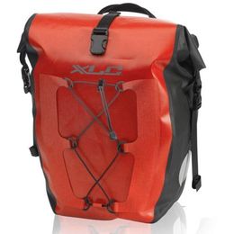 Xlc Gepäckträgertasche Einzeltaschenset BA-W38 (2-tlg., 2er-Pack), rot