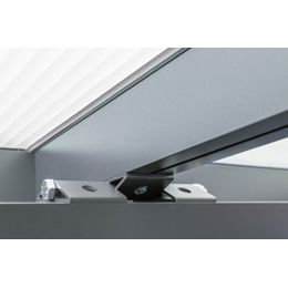 Gutta Terrassendach Premium, BxT: 1014x306 cm, Bedachung Dachplatten, BxT: 1014x306 cm, Dach Sicherheitsglas klar, weiß