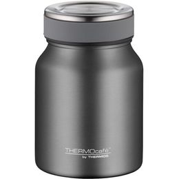 Thermos Thermobehälter ThermoCafé, Edelstahl, (1-tlg), 0,5 Liter, grau