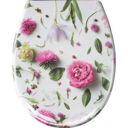 Kleine Wolke WC-Sitz Rosali, grün|rosa