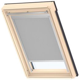 Dachfensterrollo DBL F04 4204, Velux, verdunkelnd, verschraubt, grau