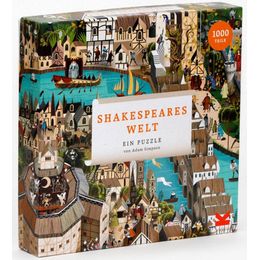 Laurence King Puzzle Shakespeares Welt, 1000 Puzzleteile, bunt