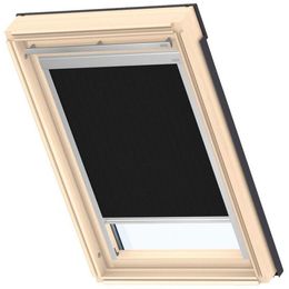 Dachfensterrollo DBL C02 4249, Velux, verdunkelnd, verschraubt, schwarz