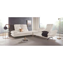 Places of Style Ecksofa Milano L-Form, gleichschenklig, wahlweise mit Armteil- und RÜckenverstellung, beige