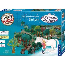 Kosmos Puzzle StoryPuzzle, Sternenschweif, Das verschwundene Einhorn, 150 Puzzleteile, Made in Germany, bunt