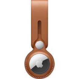 Apple Schlüsselanhänger AirTag Leather Loop Schlüsselanhänger, ohne AirTag, braun