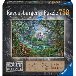 Ravensburger Puzzle EXIT, 9: Das Einhorn, 759 Puzzleteile, Made in Germany, FSC® - schützt Wald - weltweit, bunt