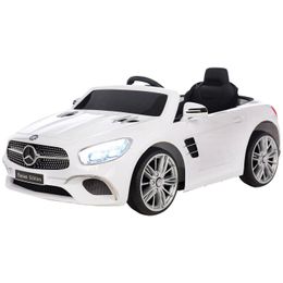 Jamara Elektro-Kinderauto Ride-on Mercedes-Benz SL 400, Belastbarkeit 25 kg, weiß