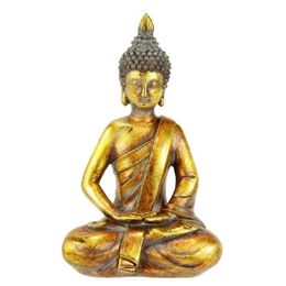 I.GE.A. Dekofigur Buddha, goldfarben