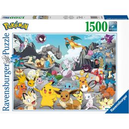 Ravensburger Puzzle Pokémon Classics, 1500 Puzzleteile, FSC® - schützt Wald - weltweit; Made in Germany, bunt