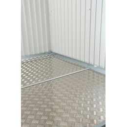 BioHort Gerätehaus-Fußboden »Europa Gr. 4«, BxT:213,5x213,5 cm, für Stahlgerätehaus, silberfarben