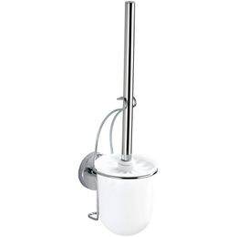 Wenko WC-Garnitur Milazzo, Vacuum-Loc - Befestigen ohne bohren, weiß
