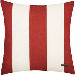 Esprit Dekokissen Neo Stripe, mit Streifen, Kissenhülle ohne Füllung, 1 Stück, rot