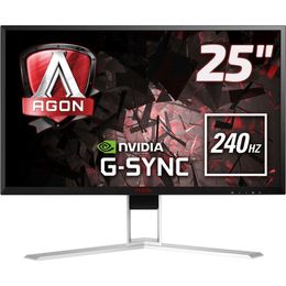 AOC AG251FG Gaming-Monitor (62,2 cm/24,5 ", 1920 x 1080 px, Full HD, 1 ms Reaktionszeit, 240 Hz, TN LCD), rot|schwarz