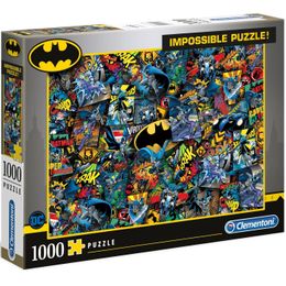 Clementoni® Puzzle Impossible Collection, Batman, 1000 Puzzleteile, bunt