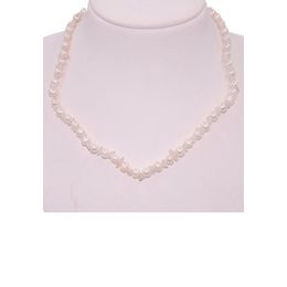 Firetti Perlenkette Schmuck Geschenk Halsschmuck Halskette Perle, Made in Germany - mit Edelstein und Naturperle, gelb|goldfarben|rosa